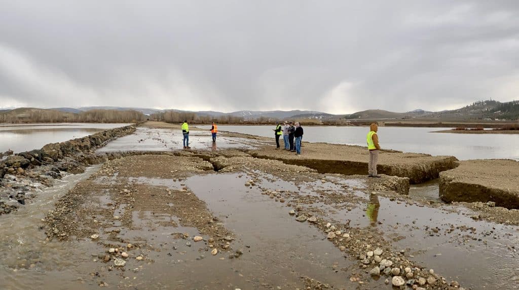 High water at Windy Gap Reservoir damages berm | SkyHiNews.com